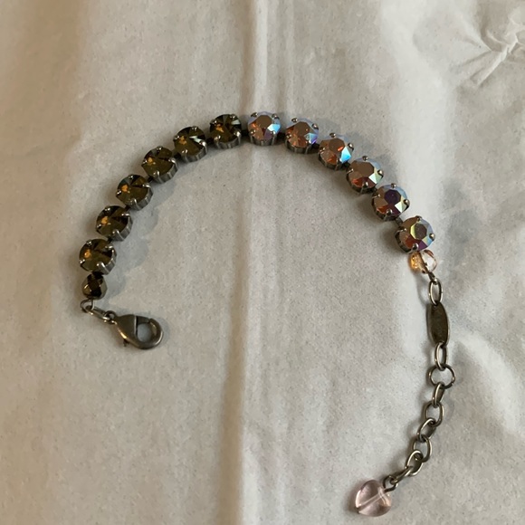 Sabika | Jewelry | Sabika Two Tone Bracelet Neutral Color Stone And ...